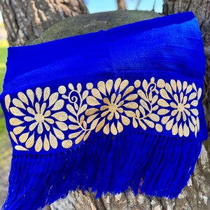 Mexican Rebozo, Mexican Shawl Wrap, Rebozo Bordado, Embroidered Rebozo ...