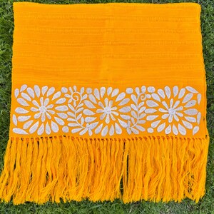 Mexican Rebozo, Mexican Shawl Wrap, Rebozo Bordado, Embroidered Rebozo ...