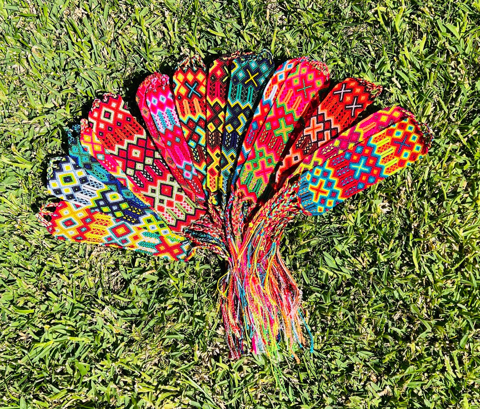 Hand Woven Wide Cuff Mexican Bracelets Friendship Inspired - Etsy