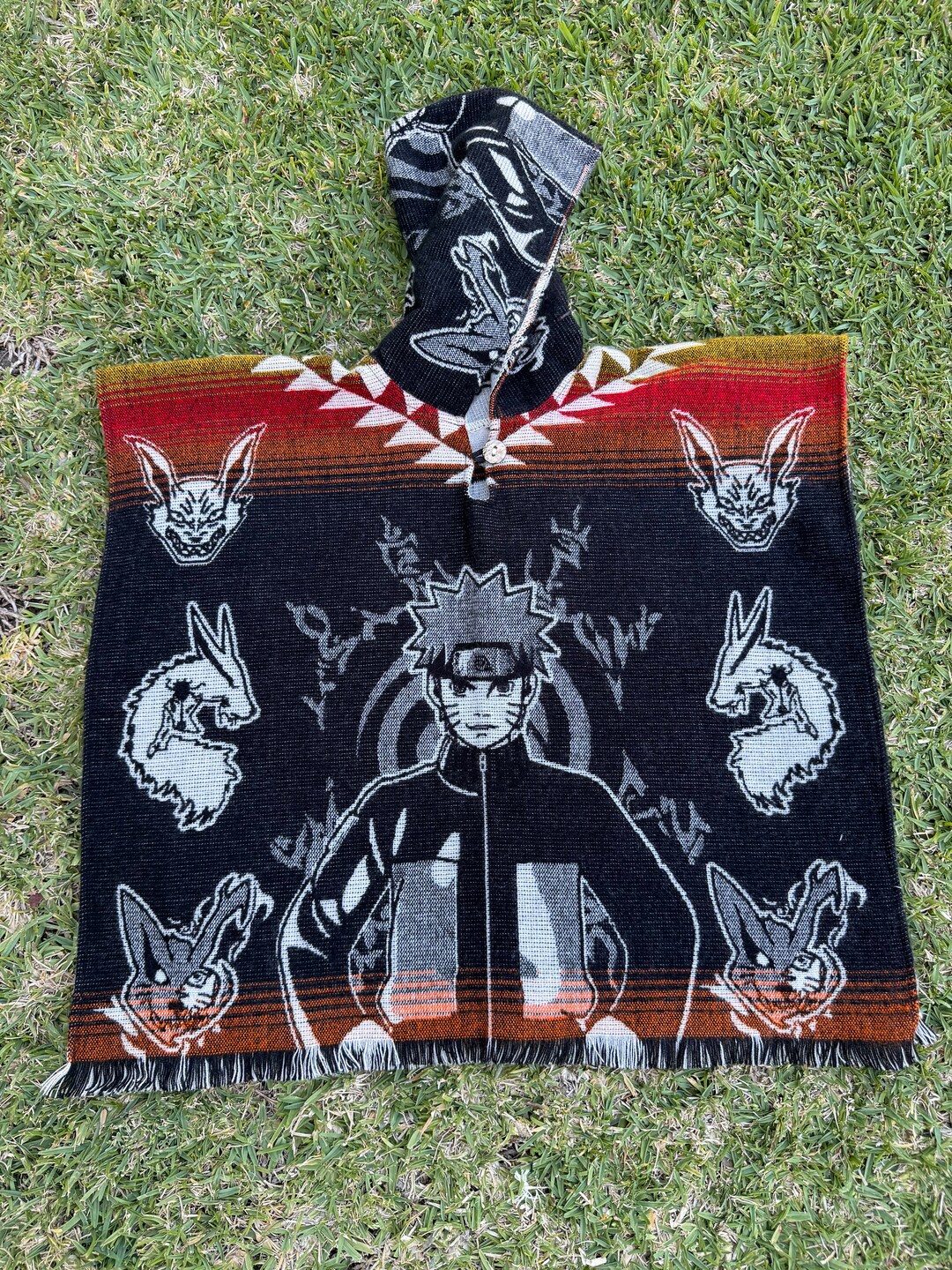 Kids Size Alpaca Poncho, Artesian Cape Very Lightweight, Exclusive ...