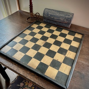 Early Style Black and Tan Checkerboard - Etsy