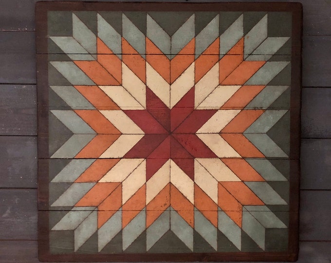 Indoor Barn Quilt - Autumn Harvest Starburst - Etsy