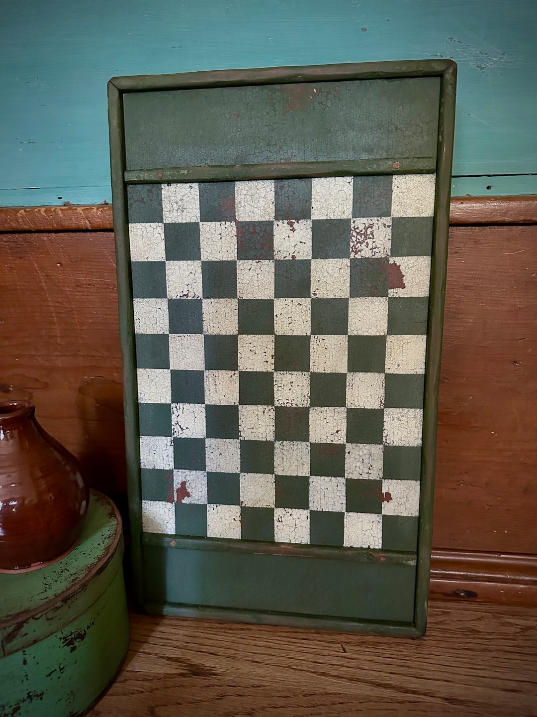 Green Checkerboard (8 X 10 Grid) - Etsy