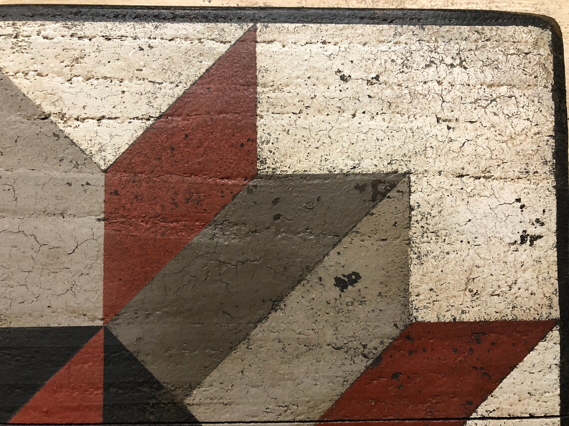 Indoor Barn Quilt - Swoon Block - Etsy