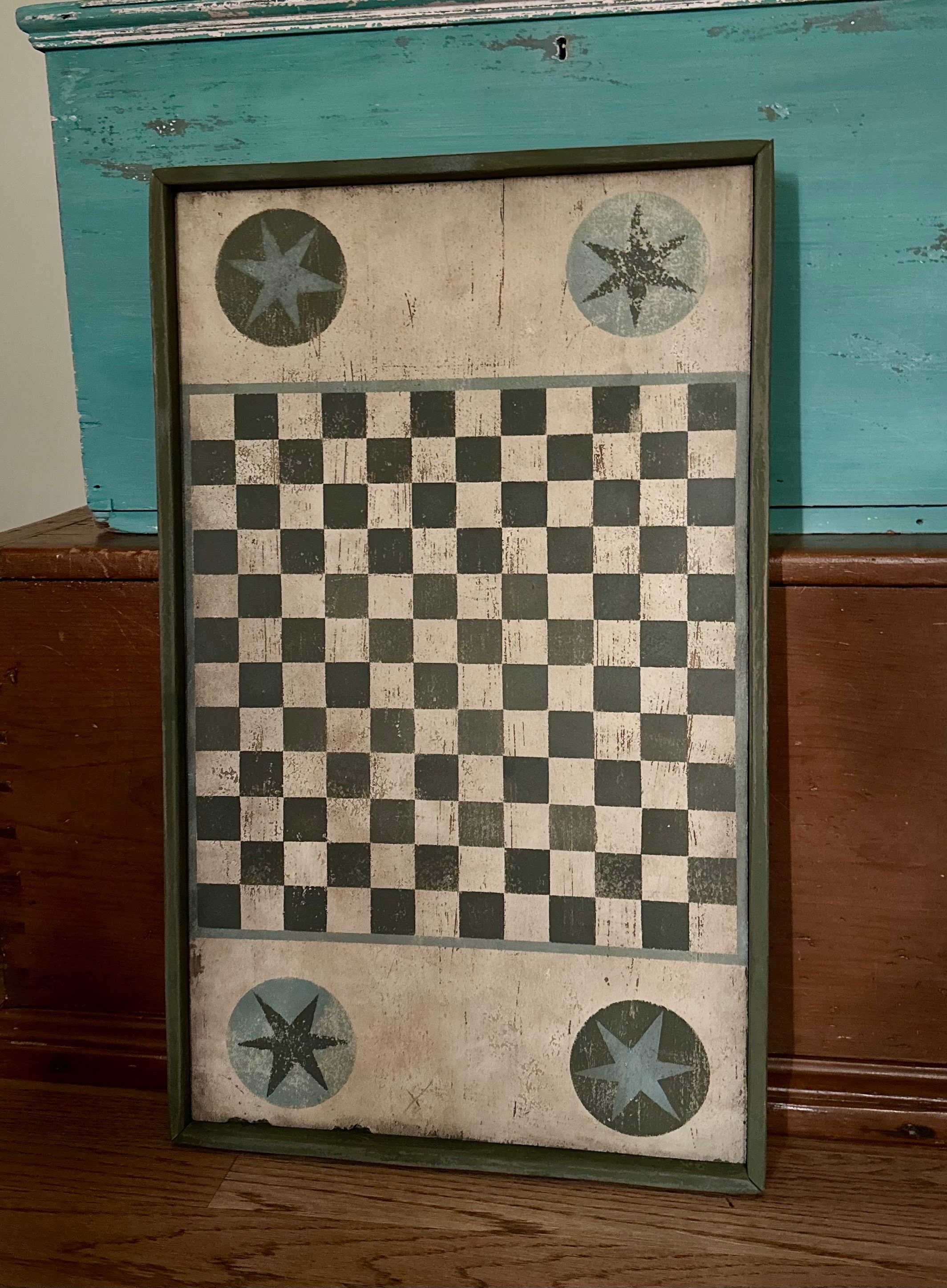 Early Style Draughts (12x12 Grid) Game Board - Etsy