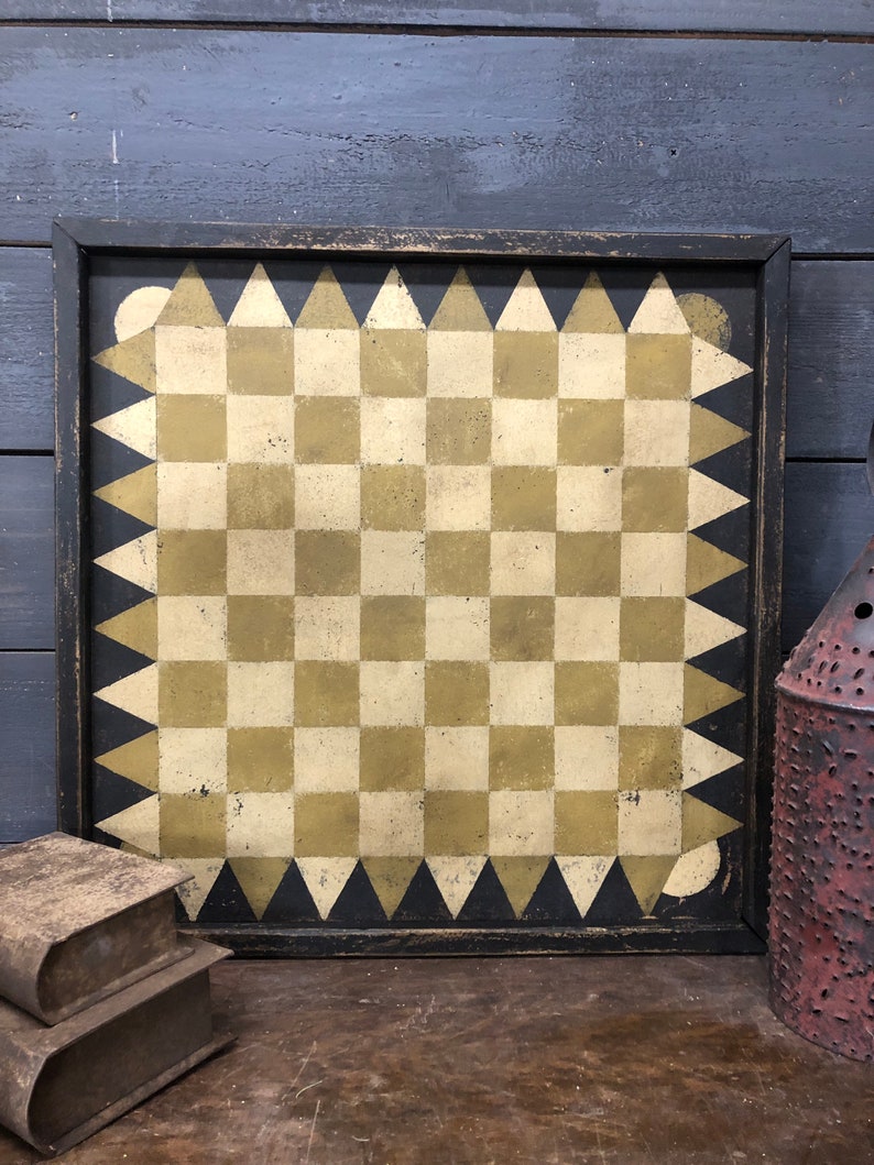 Sawtooth Checkers Board - Etsy