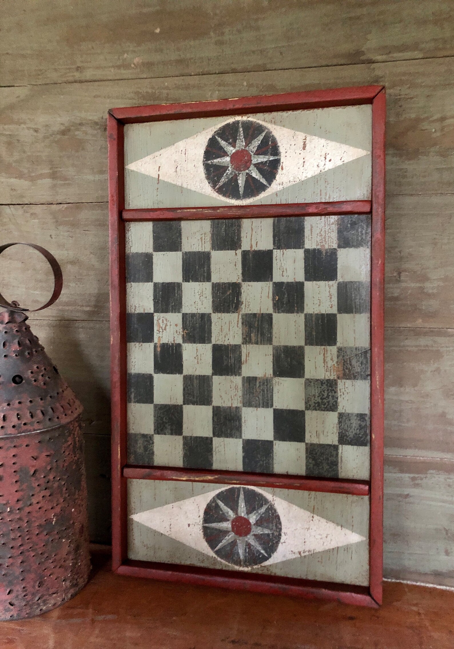 Compass Rose Checkerboard 12” by 21” - Etsy