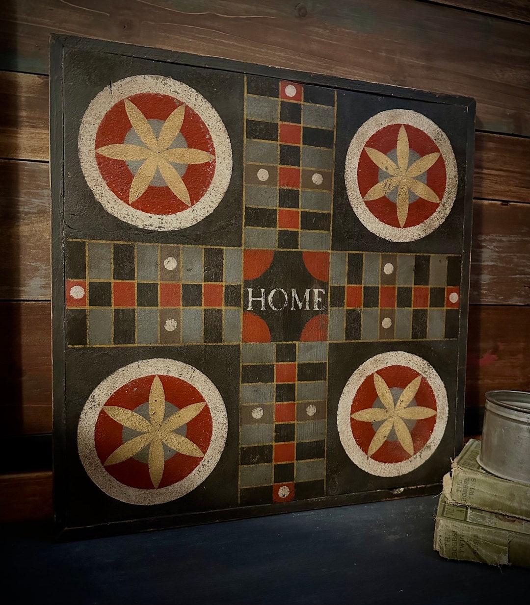 Pinwheel Parcheesi Game Board - Etsy