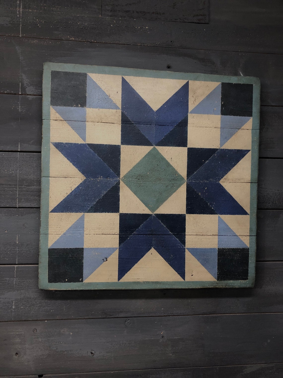 Indoor Barn Quilt - Blue Wyoming Valley - Etsy
