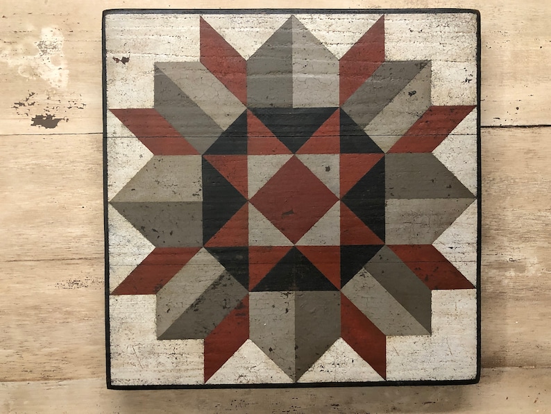 Indoor Barn Quilt - Swoon Block - Etsy