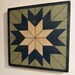 Indoor Barn Quilt Denim and Sage Star - Etsy