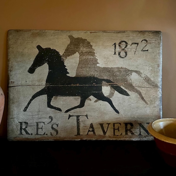 Colonial Tavern Sign - Etsy