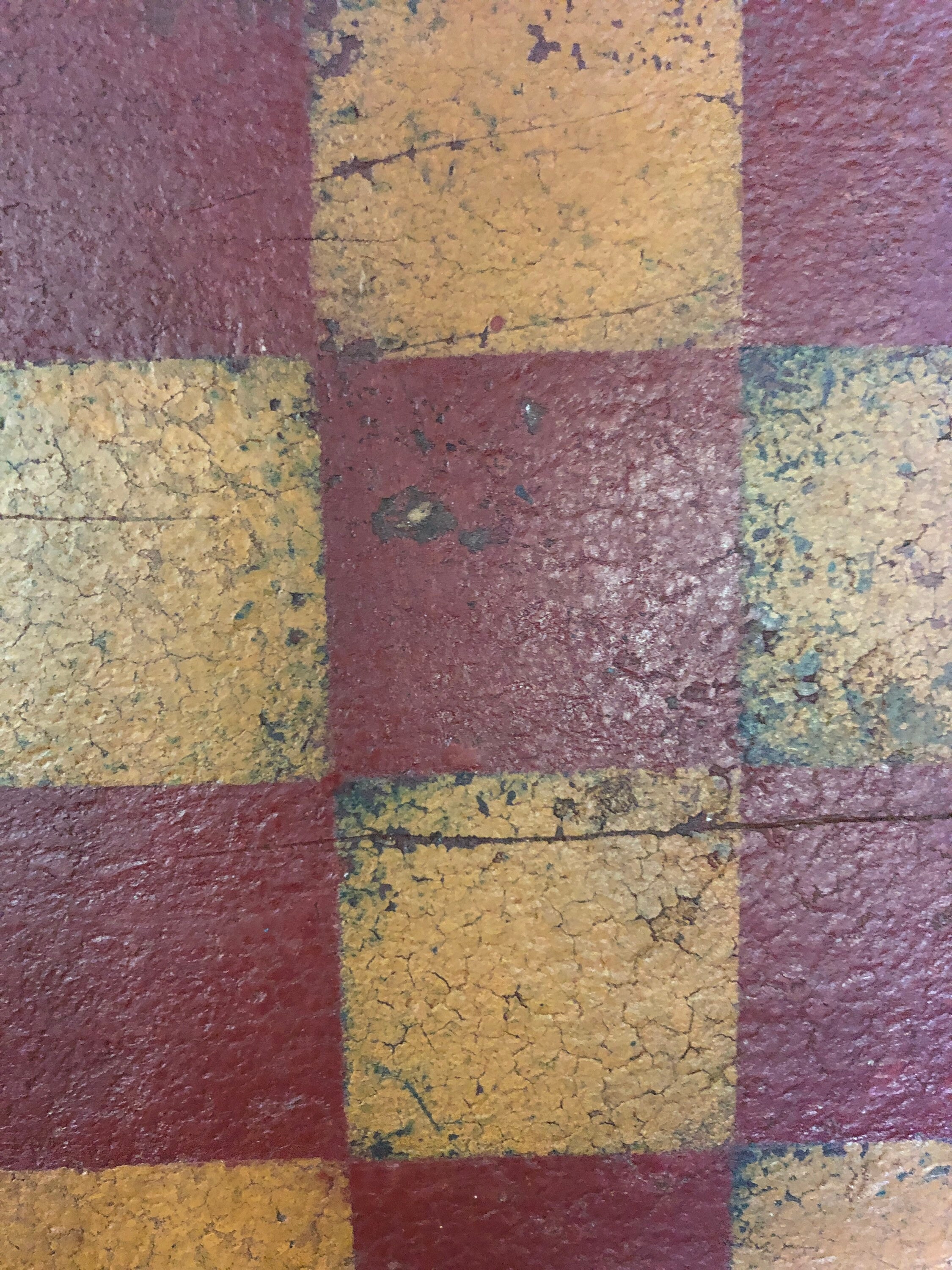 Primitive Mustard Cranberry and Blue Checkers Board - Etsy