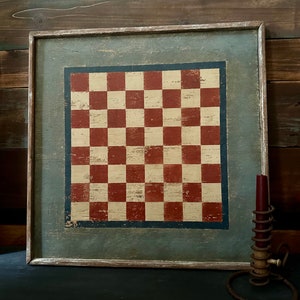 Americana Checkers Board - Etsy