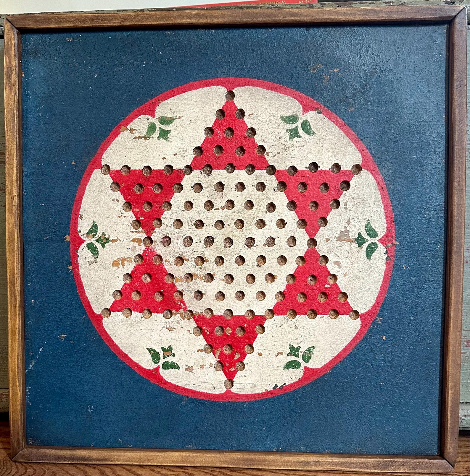 Early Style Chinese Checkers Game Board - Etsy