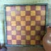 Primitive Mustard Cranberry and Blue Checkers Board - Etsy