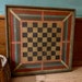 Primitive Blue Checkers Board - Etsy