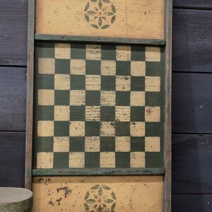 Green and Yellow Checkers Board 12” X 21” - Etsy