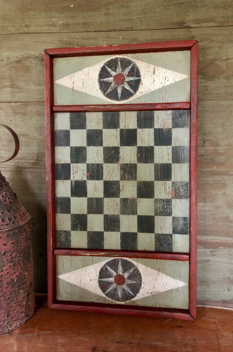 Compass Rose Checkerboard 12” by 21” - Etsy