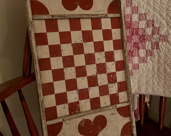 Valentine Checkers Board 12” X 21” - Etsy