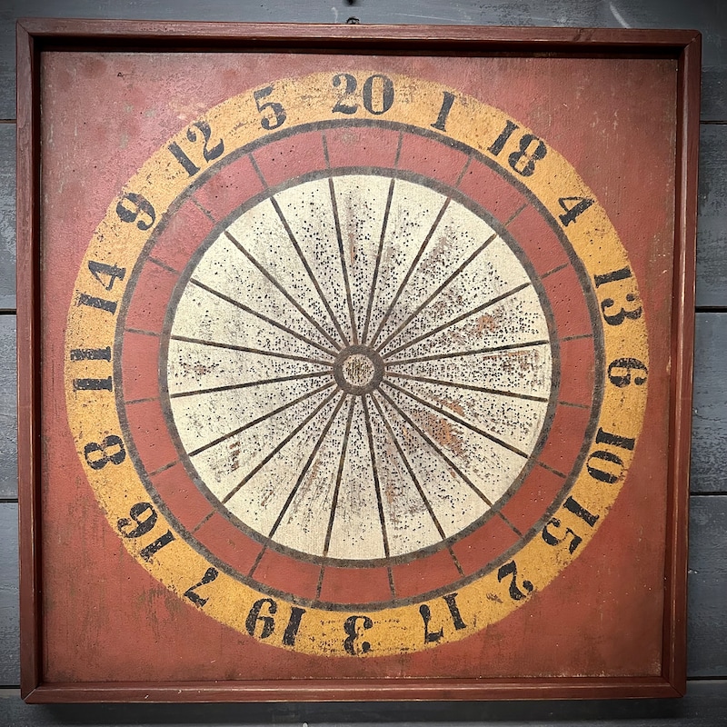 Vintage Dart Board - Etsy