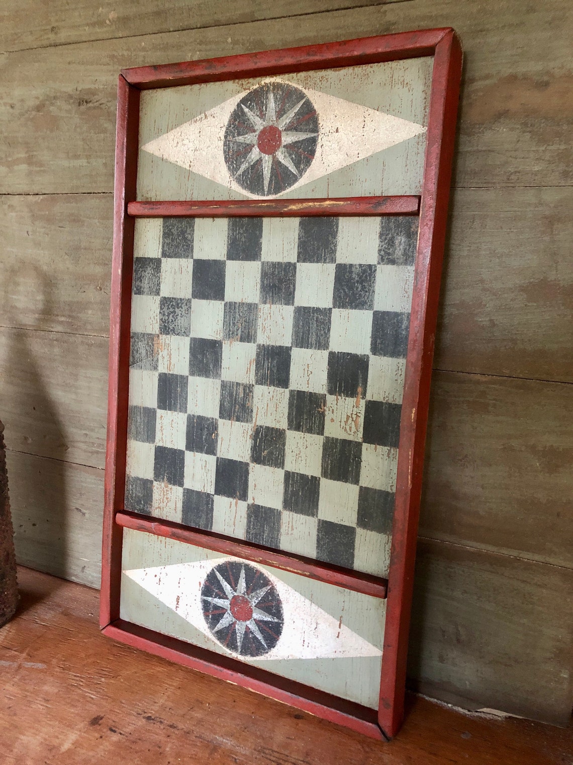 Compass Rose Checkerboard 12” by 21” - Etsy