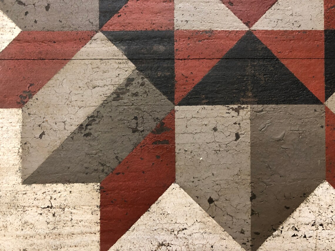 Indoor Barn Quilt - Swoon Block - Etsy