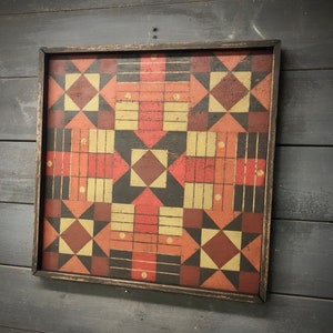 Primitive Ohio Star Parcheesi Game Board - Etsy