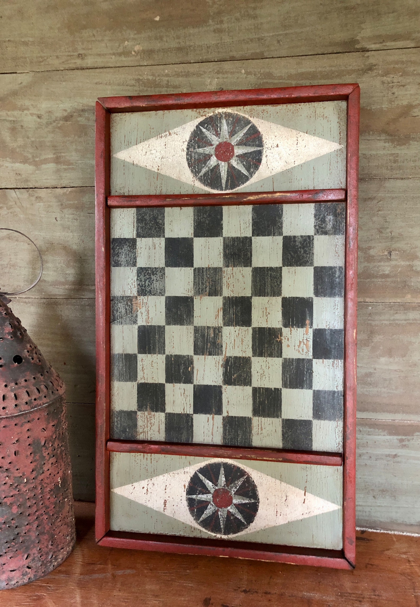 Compass Rose Checkerboard 12” by 21” - Etsy