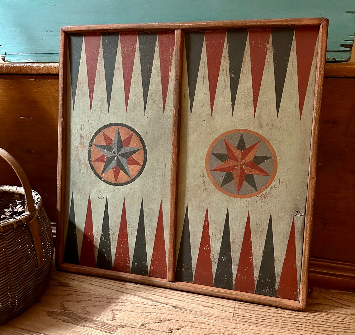 Mariner's Star Backgammon Board - Etsy