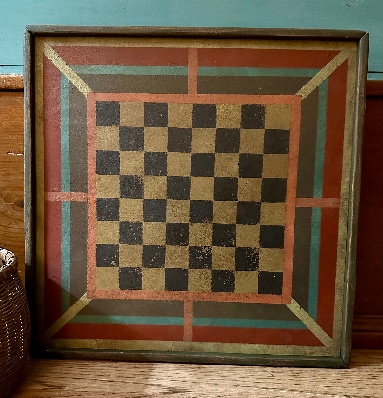 Reproduction 19th-century 3D Checker Board - Etsy