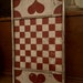 Valentine Checkers Board 12” X 21” - Etsy