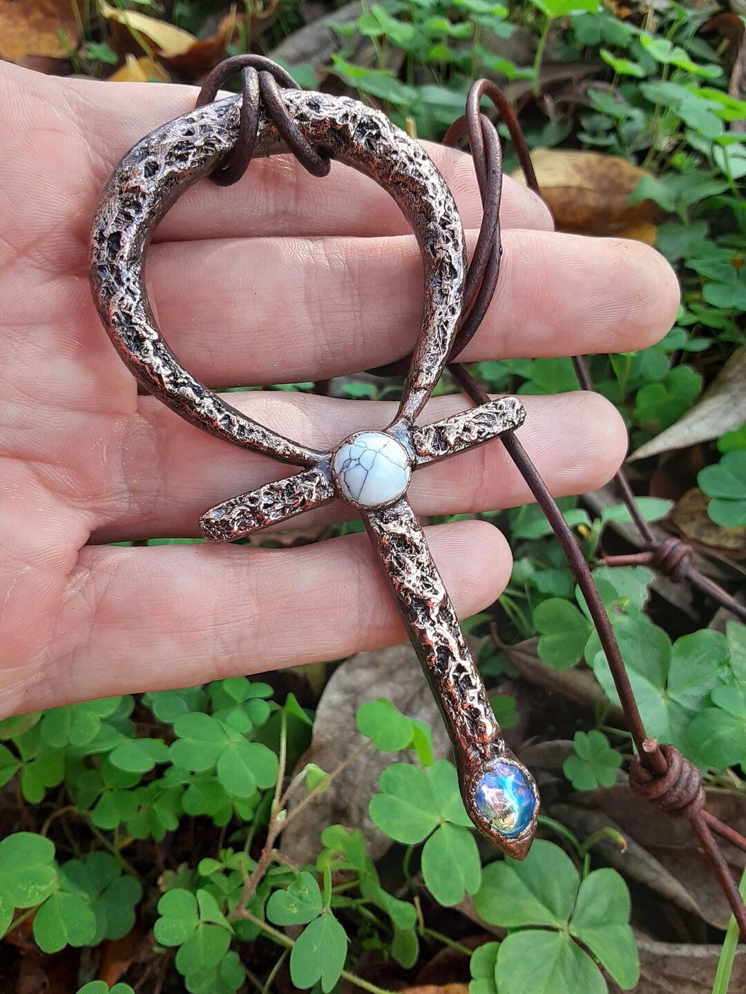 Classic Anhk White Marble - Etsy