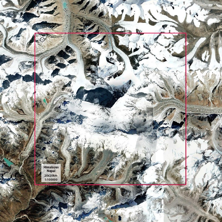 Mt. Everest 3D Map - Etsy