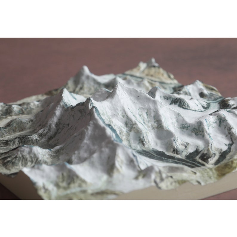 Mt. Everest 3D Map - Etsy