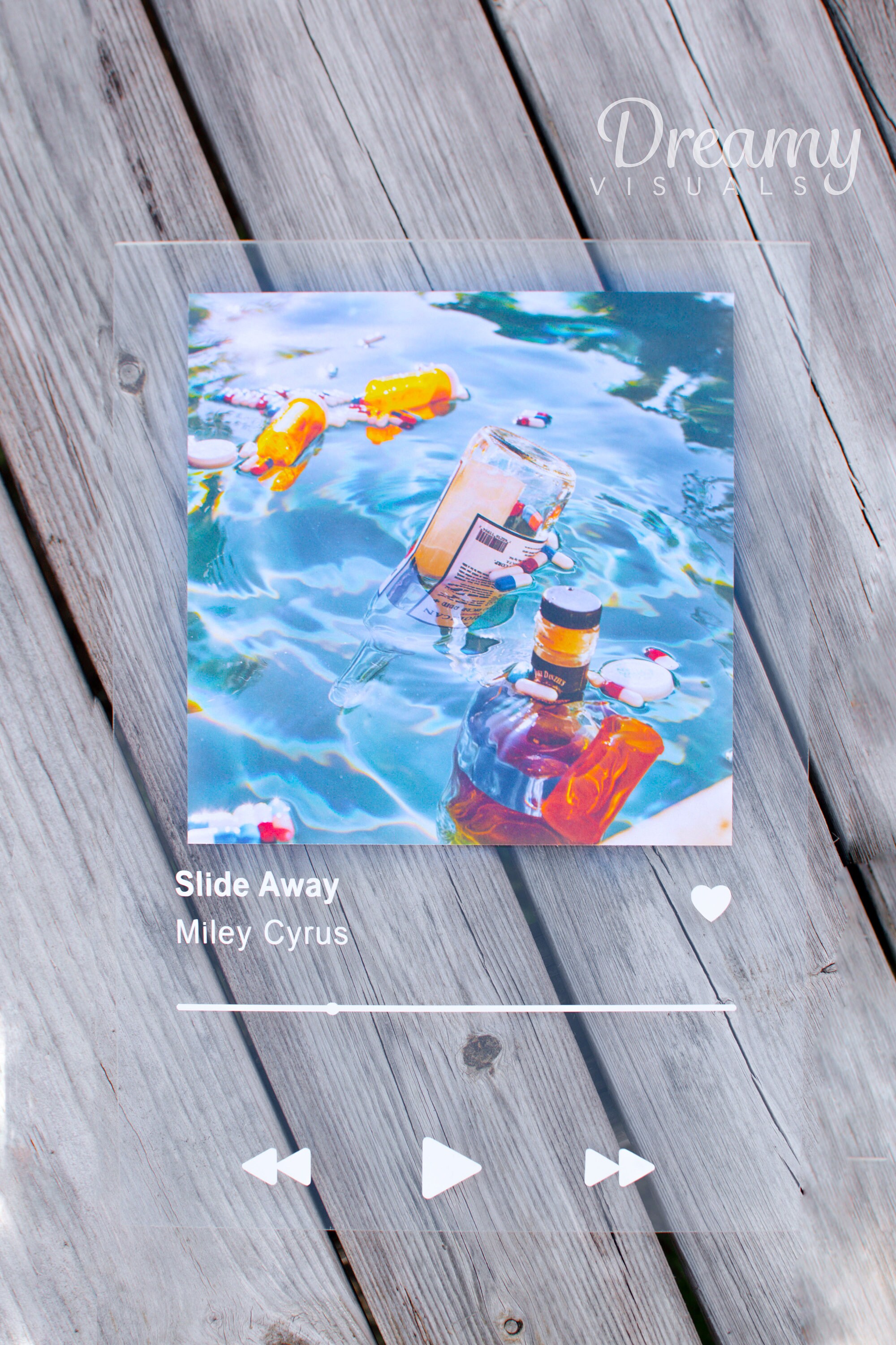 CUSTOM Acrylic Music Plaque Song Poster Spotify / Apple - Etsy UK