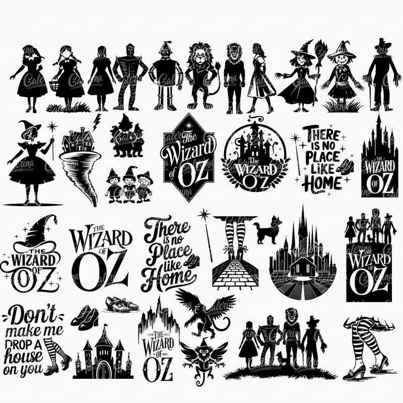 Wizard of Oz Svg - Etsy