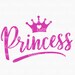 Princess Svg Png Pink Princess Sing Svg Princess Crown Svg Nursery ...
