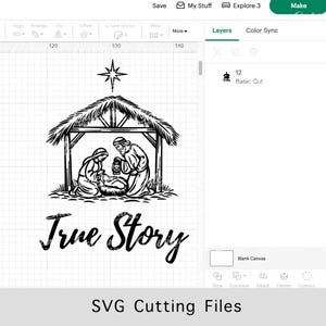 Christmas Bundle of Nativity Scene SVG, PNG 15+ Christian Clipart ...