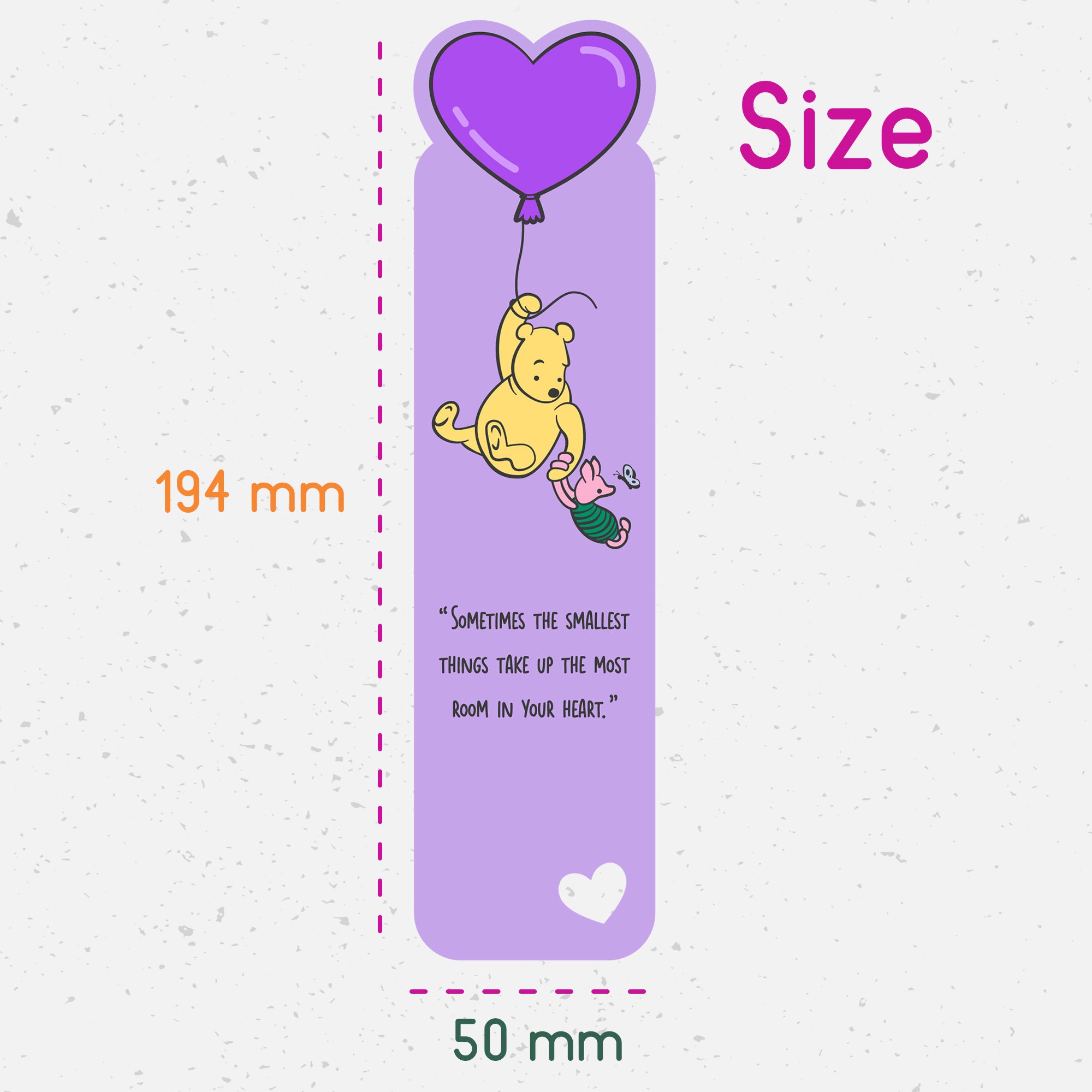 Winnie the Pooh Bookmark SVG PNG Quotes Colored Printable Cricut ...