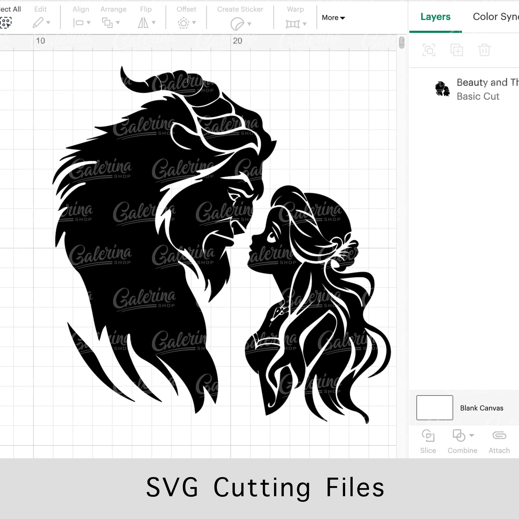 Beauty and the Beast SVG: Belle, Enchanted Rose, Book Clipart PNG ...