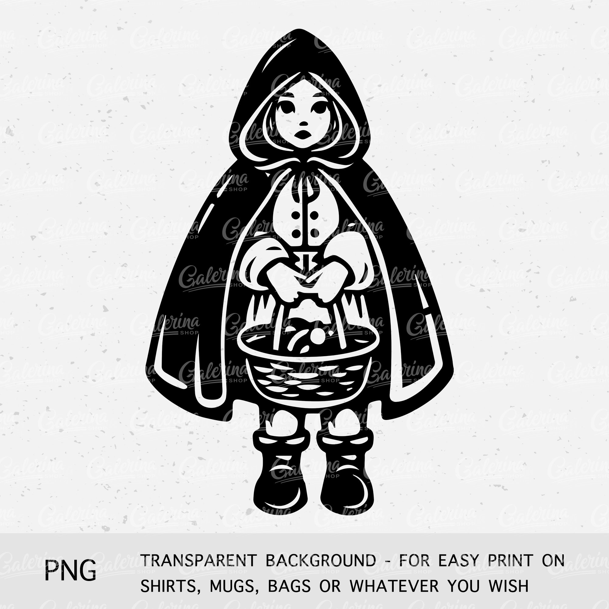 Little Red Riding Hood Svg Png Clipart Bundle Classic Fairy Tale Svg ...