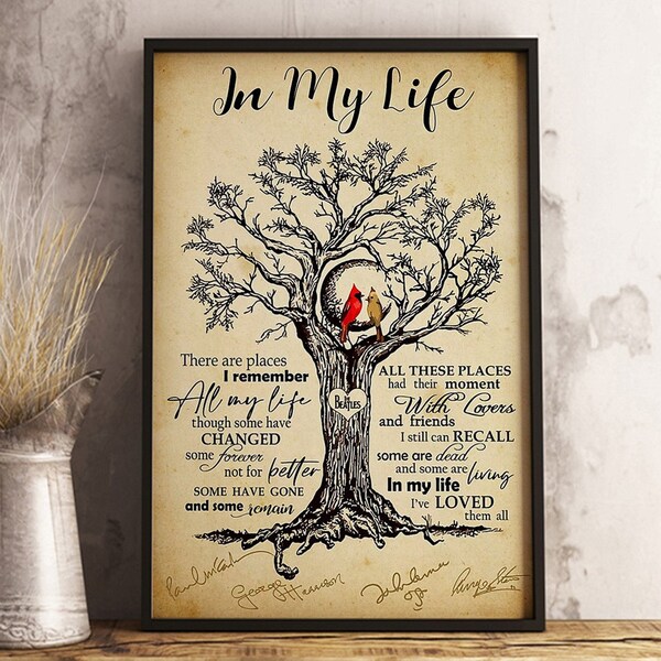 In My Life Poster - Etsy
