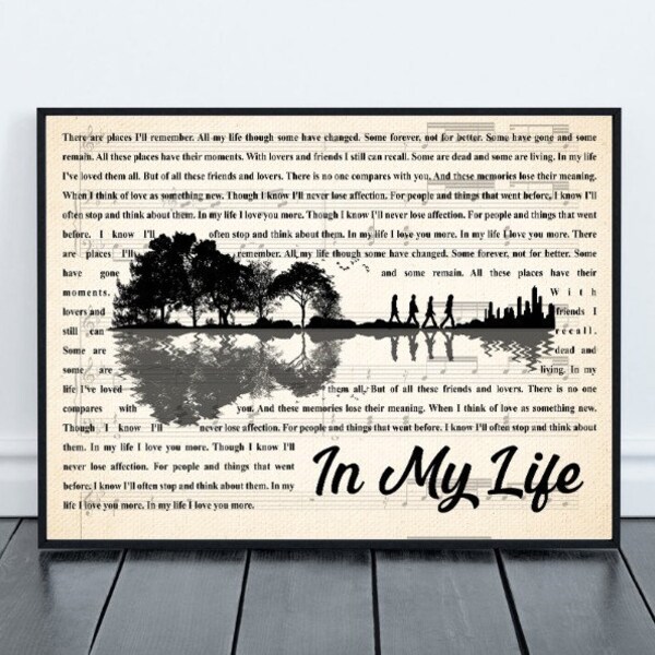 Beatles Lyrics - Etsy