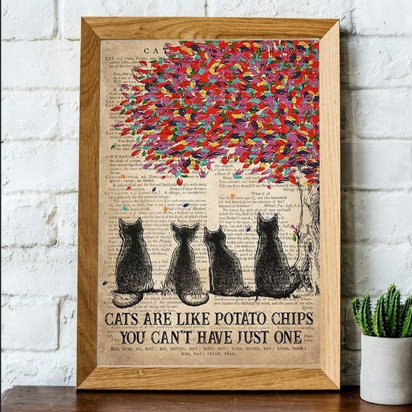 Cat Poster - Etsy