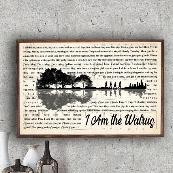 I Am the Walrus - Etsy