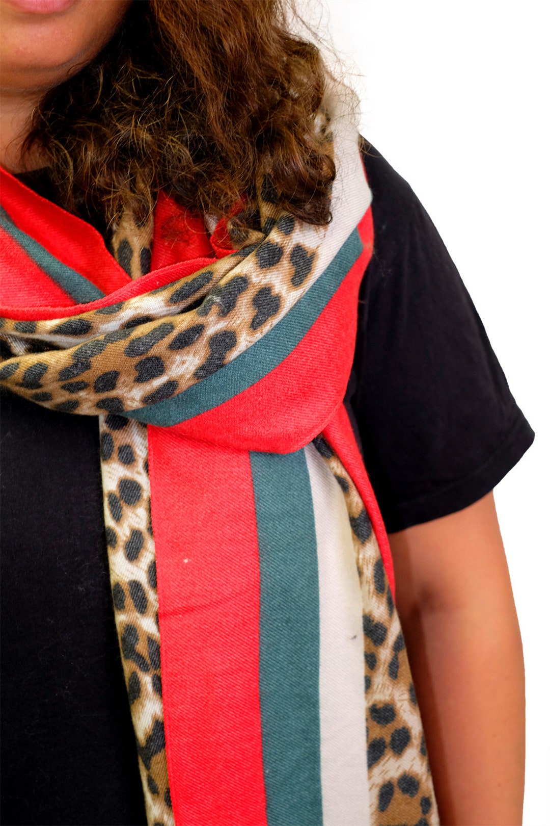 Animal Print Scraves for Ladies Leopard Pattern - Etsy