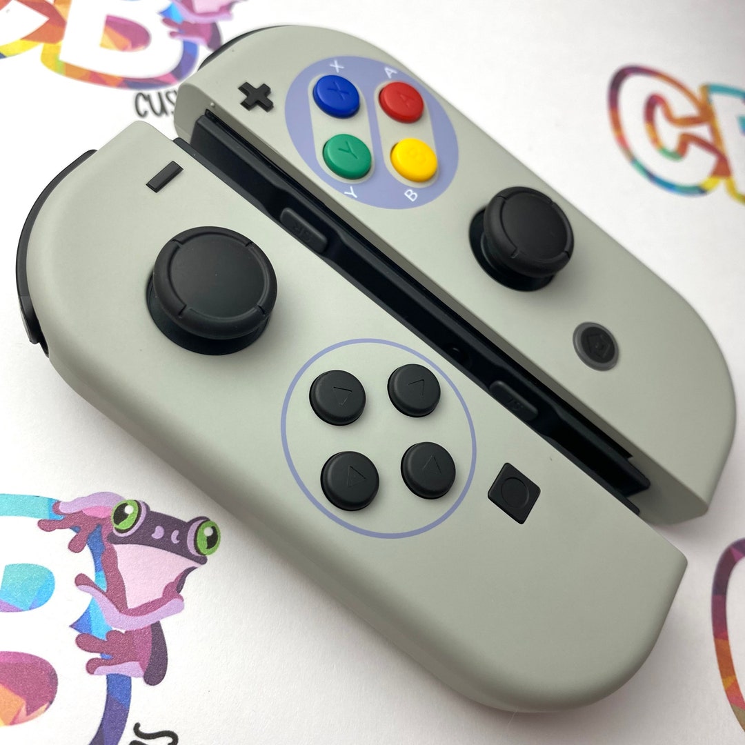 CB Customs Custom Classic SNES Nintendo Switch Joycons - Etsy.de