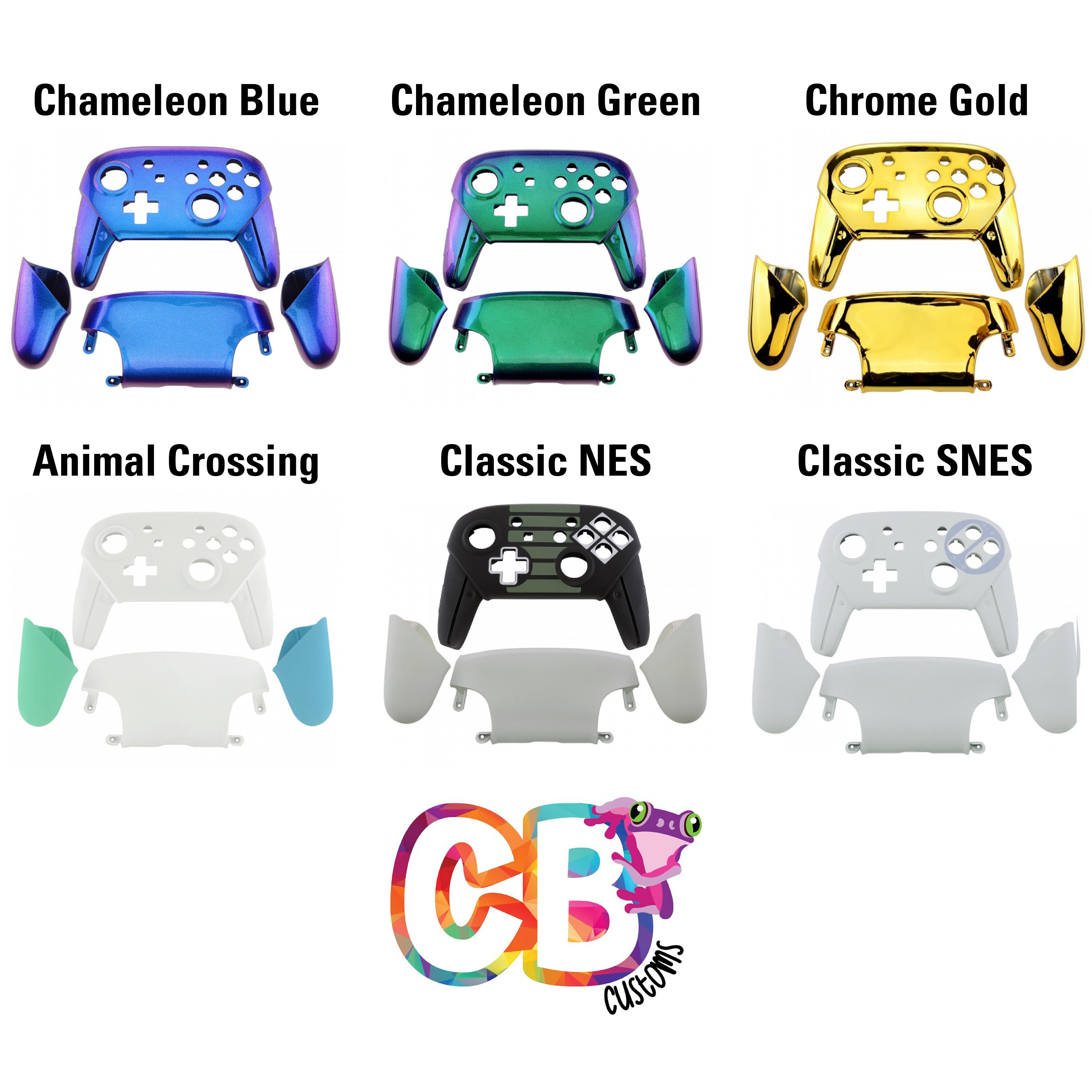 Nintendo Switch Custom Pro Controller Full Shell Kits DIY | Etsy