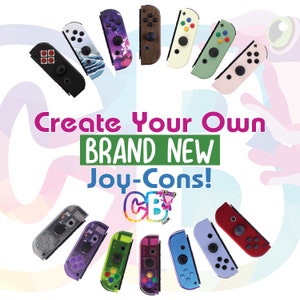 NEW Create Your Own Custom Joy-cons, Design Your Own Controllers, Build Custom Nintendo Switch ...